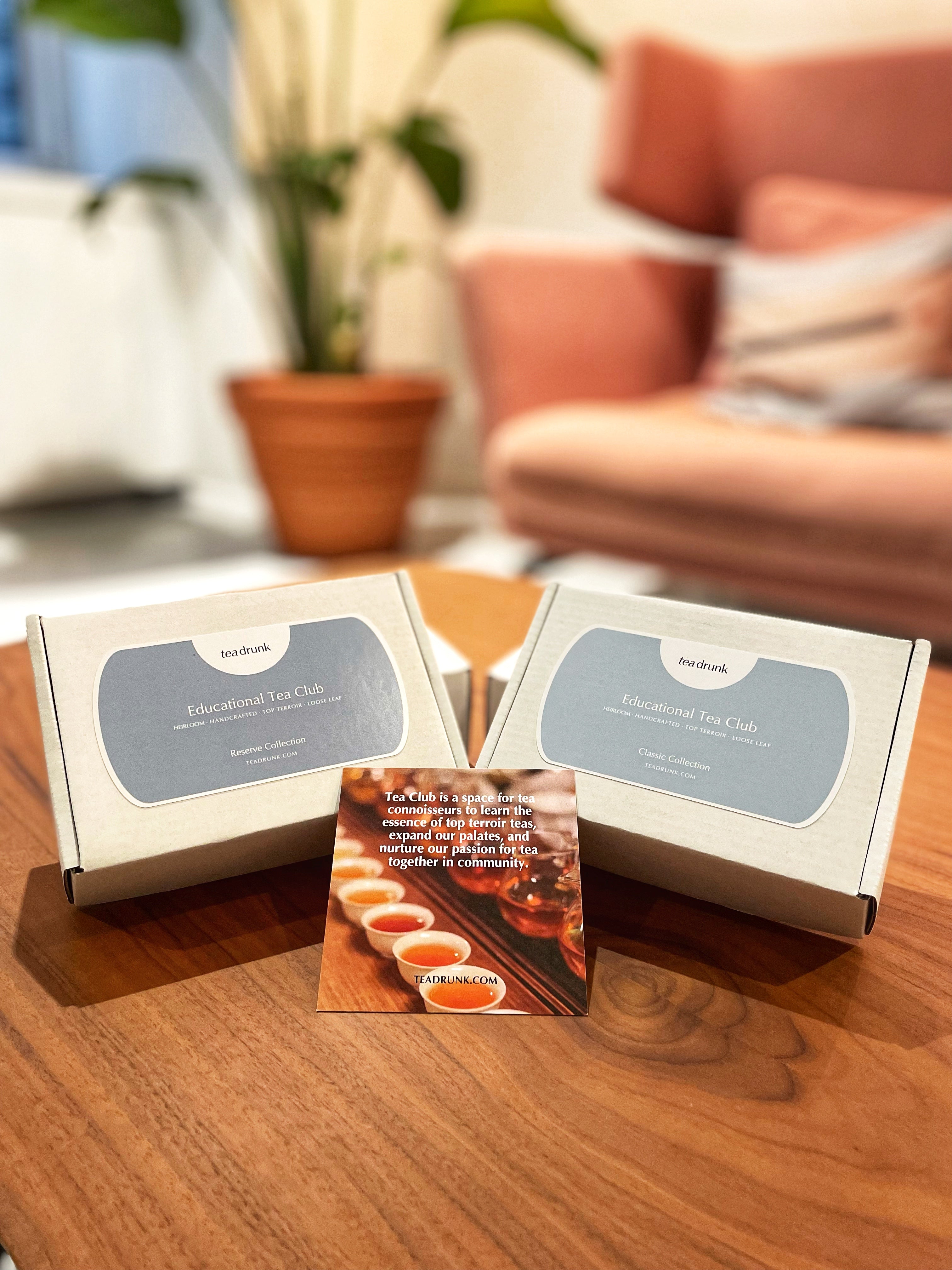 Educational Tea Club Subscription Box | Luxury Membership | Tea Drunk